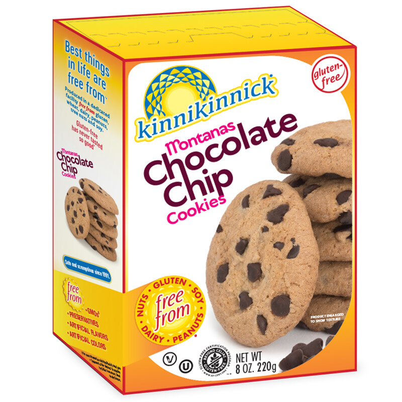NEW Montanas Chocolate Chip Cookies | Kinnikinnick Foods