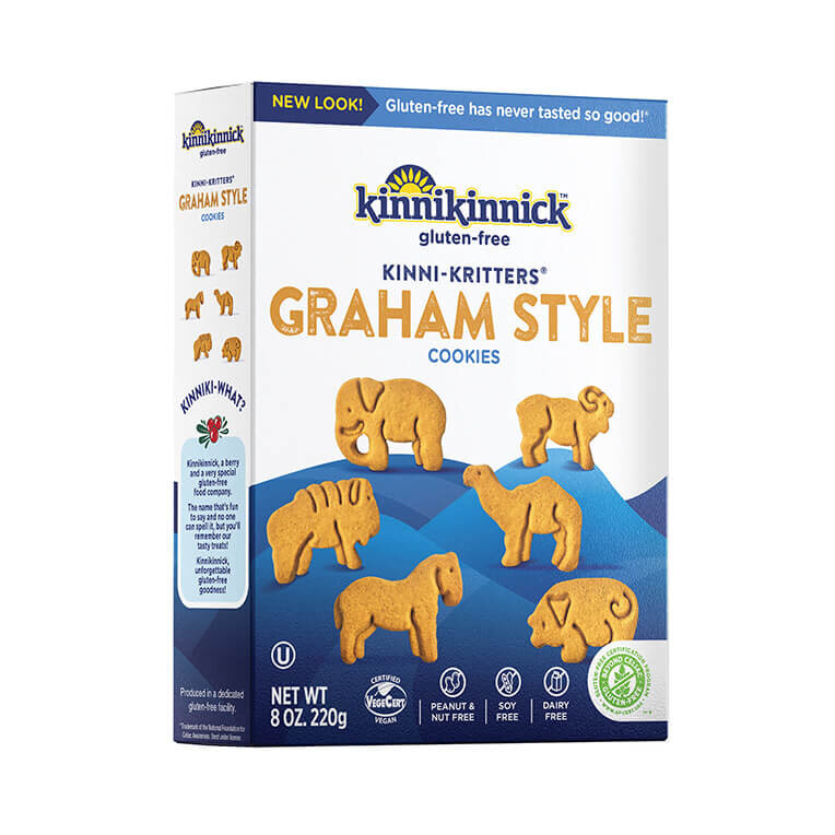 KinniKritters Graham Style Animal Cookies | Kinnikinnick Foods